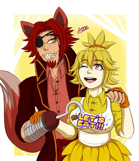 Foxy X Chica On Fnaf Fanbase Deviantart