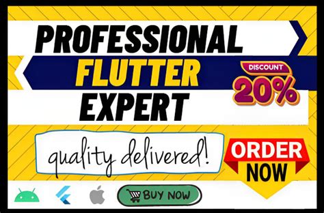 Do Flutter Mobile App Development For Ios And Android App Using