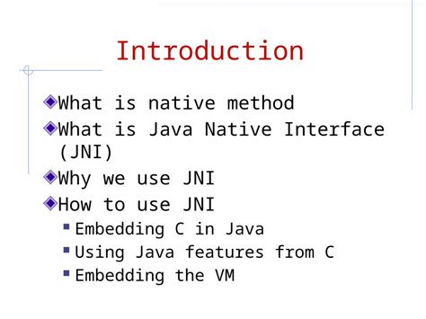 PPTX Java Native Interface Modified From CS587x Lecture Department Of