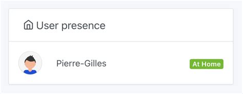 Define The Presence Of A User In A Scene Gladys Assistant