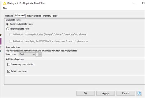 My SQL Equivalent For Duplicate Row Filter Concatenate Pivot Nodes