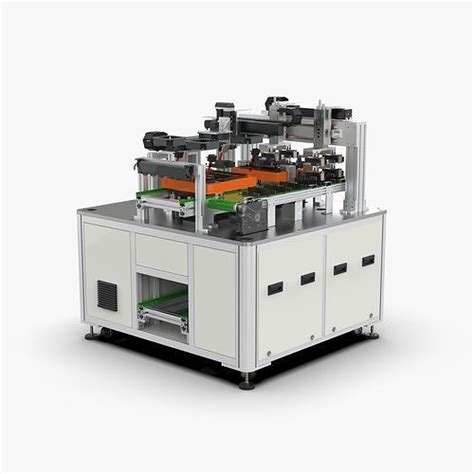 Automatic Glue Detection Stringing Machine 3d Model Cgtrader