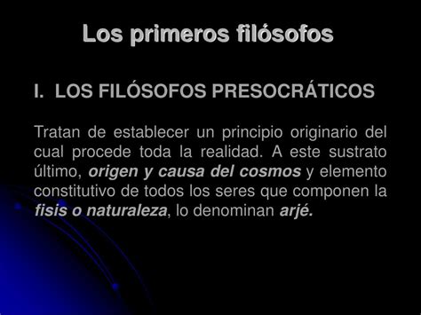 Ppt Los Presocr Ticos Siglo Vii A C Mitad Del Siglo V A C Powerpoint Presentation Id