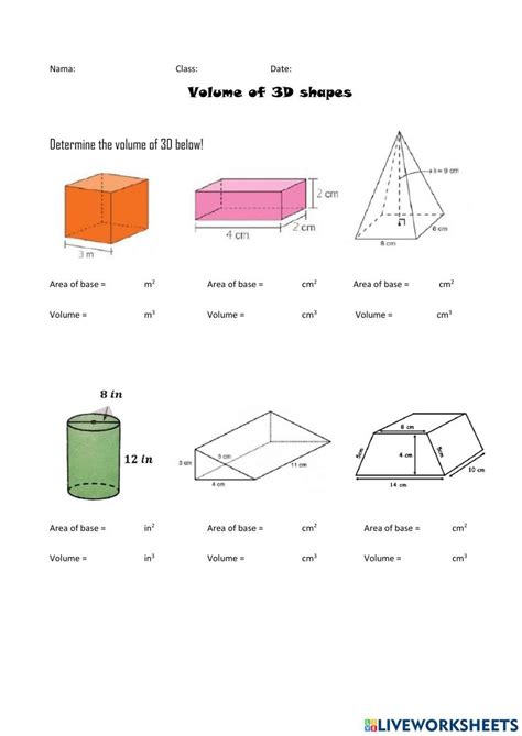 finding volume of 3d shapes worksheet 5 md c 5 5 md c 5 a 5 md c