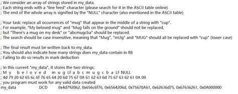 Solved We Consider An Array Of Strings Stored In Mydata