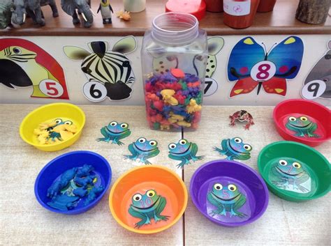 Matching Numerals To Quantities Nursery Activities Early Years Foundation Stage Maths Activities