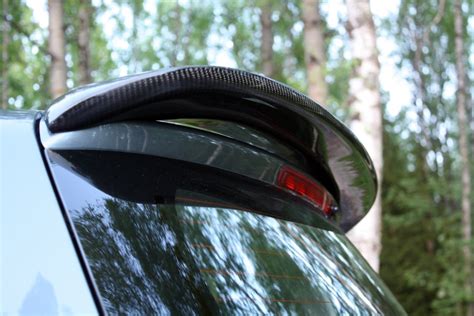 Спойлер карбон — Suzuki Swift (2G), 1,3 л, 2008 года | стайлинг | DRIVE2