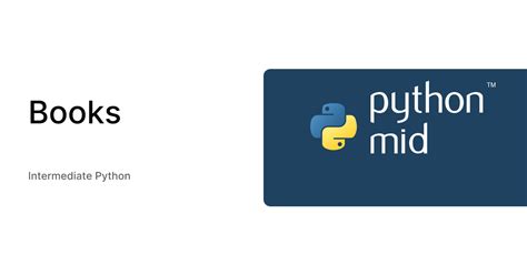 Books Intermediate Python