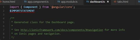 angular importstatement when create page in ionic2 cli stack overflow
