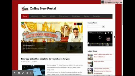 Online News Portal Advance Php And Mysql Project Source Code Php Mysql Crud Project Youtube