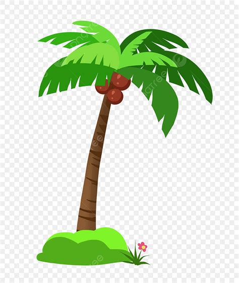 夏季熱帶元素綠色椰子樹免摳png 椰子樹剪貼畫 夏季 熱帶的素材圖案，psd和png圖片免費下載