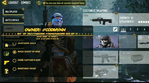cod mobile mod menu latest vip v1 zombies mod version for global no