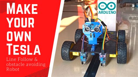 Arduino Obstacle Avoidance Line Follower Robot Projects 2021 4 Steps Instructables