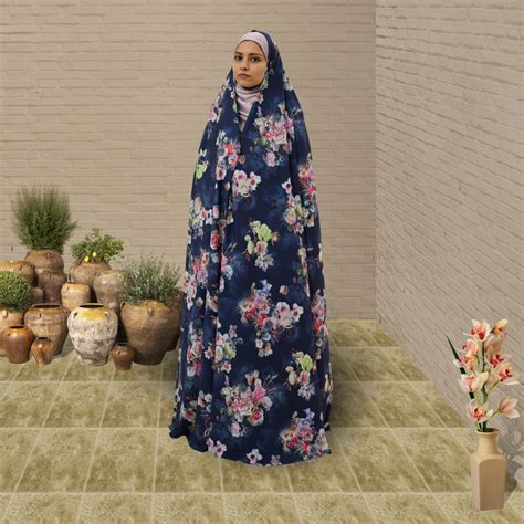 قیمت و خرید چادر نماز دخترانه حجاب فاطمی مدل دسته گل رز سوپر سافت گیاهی
