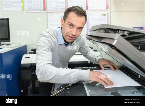 Worker Scanning Document Hi Res Stock Photography And Images Alamy