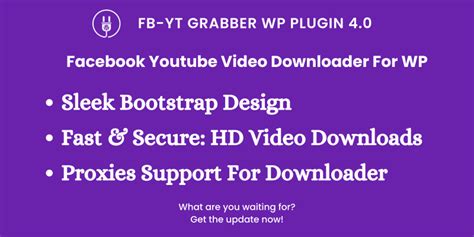 facebook youtube video downloader wp plugin by wpelitemedia codester