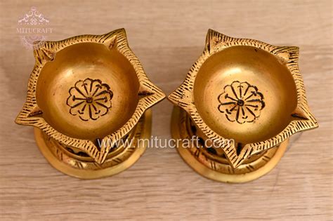 Brass Five Face Deepam