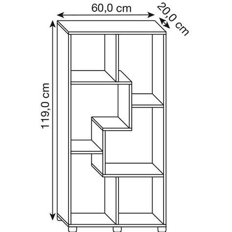 ᐉ Стелаж Blina 600х196х1165 мм Білий • Краща ціна в Києві Україні