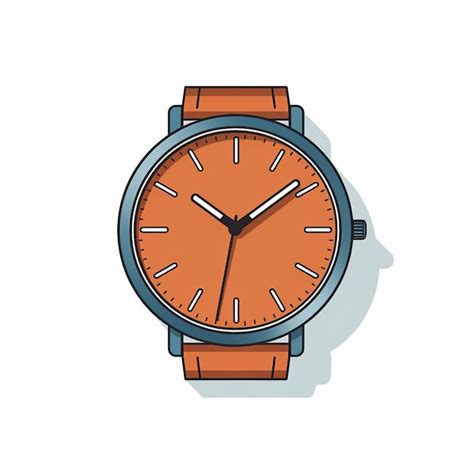 Premium Vector Vector Watch Clock Time Isolated Icon Design Illustration Modern Symbol Timer