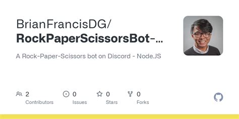Github Brianfrancisdgrockpaperscissorsbot Discord A Rock Paper