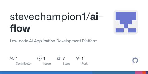 Github Stevechampion1ai Flow Low Code Ai Application Development