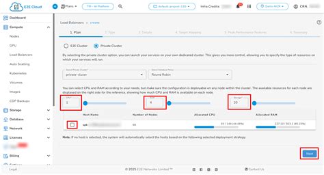 Load Balancer In Private Cluster E2e Cloud