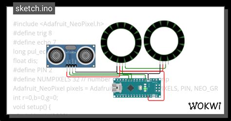 9 Neopixel Ver2 Wokwi Esp32 Stm32 Arduino Simulator