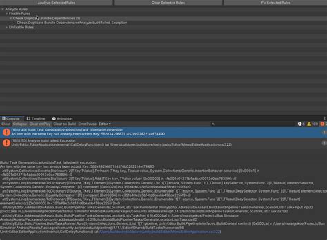 Build Task Generatelocationliststask Failed With Exception 1142 Unity Engine Unity