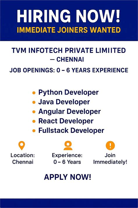 🚀 Hiring Now Arulselvam S 91 Comments