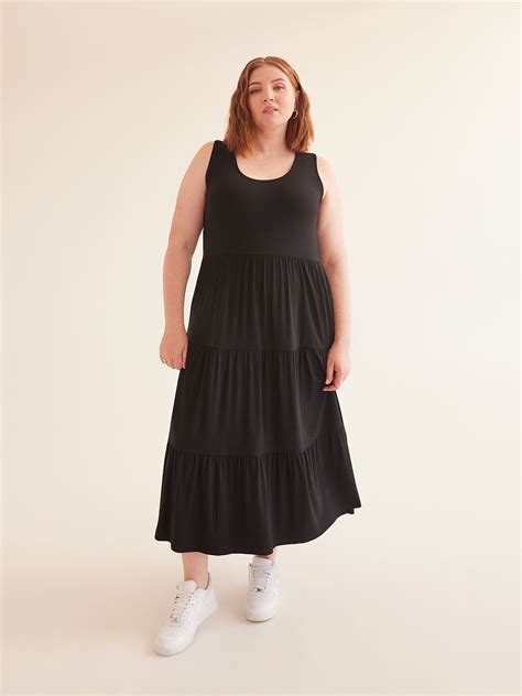 Responsible Sleeveless Tiered Maxi Dress Penningtons