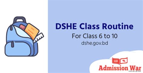Class Routine 2024 Pdf For Class 6789 And 10