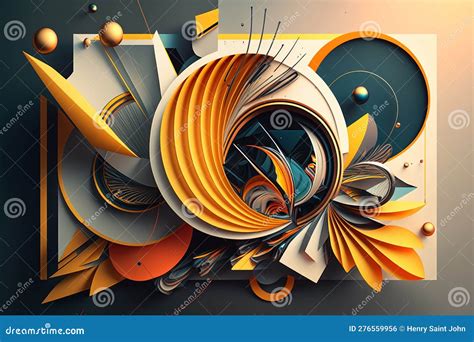 Digital Abstraction Mesmerizing Canvases And Colorful Compositions
