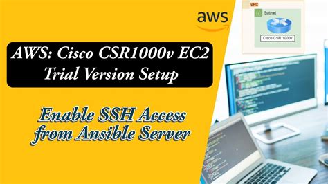 Install Cisco CSR1000v Trial Version EC2 In AWS Enable SSH Access To Ansible For Automation