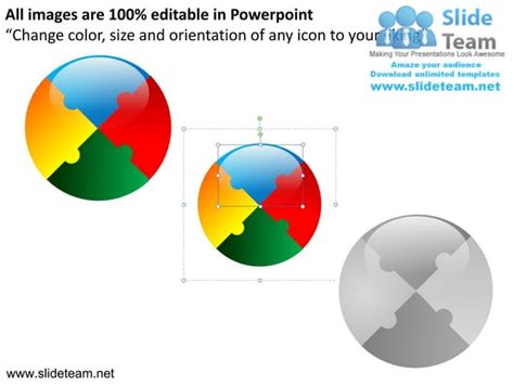 Cycle Circular Round Jigsaw Maze Piece Puzzle Pieces Powerpoint Ppt Slides PDF