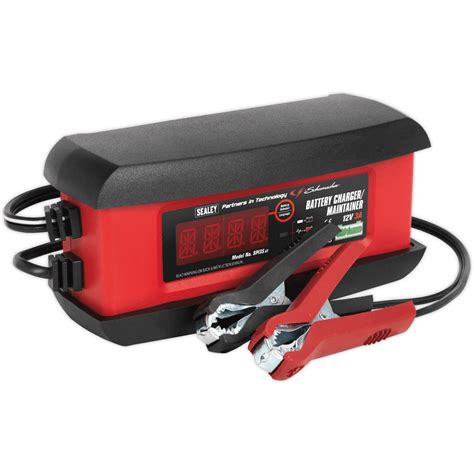 Sealey Spi3s Car Battery Charger And Maintainer 12v Garden Equipment