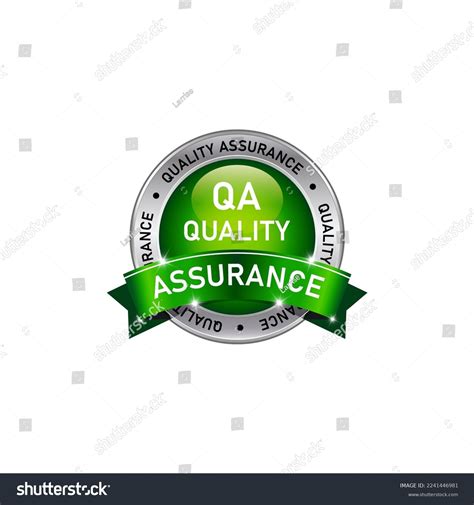 Quality Assurance Sign Graphic Vector Illustration Stock Vector