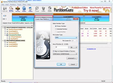 how to add unallocated space to partition in windows