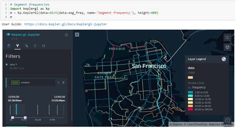 python for transit speed by bus segment in a map from gtfs by