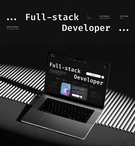 Portfolio Full Stack Developer Behance