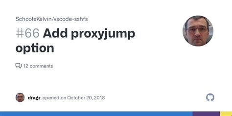 Add Proxyjump Option Issue 66 SchoofsKelvin Vscode Sshfs GitHub