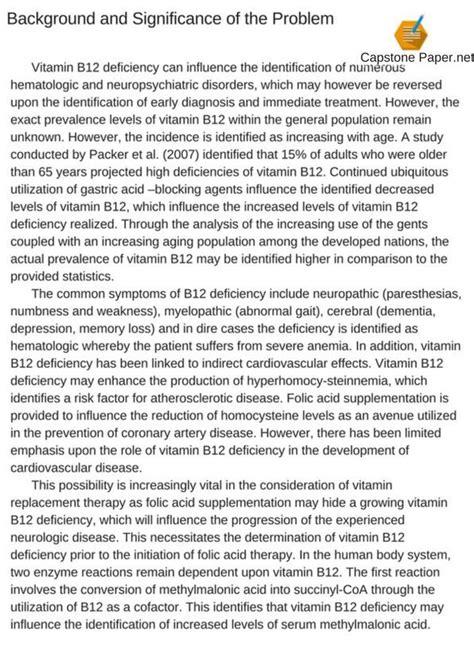 Your Perfect Capstone Proposal Template