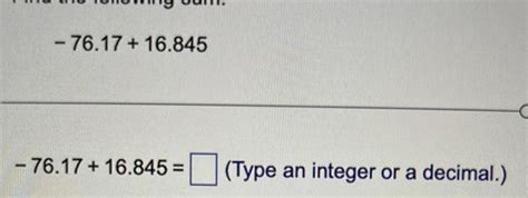 [answered] 76 17 16 845 76 17 16 845 type an integer or a decimal kunduz