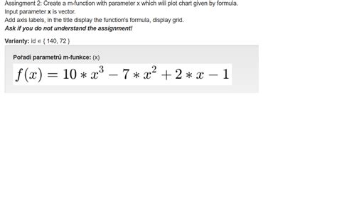 Solved Assingment 2 Create A M Function With Parameter X