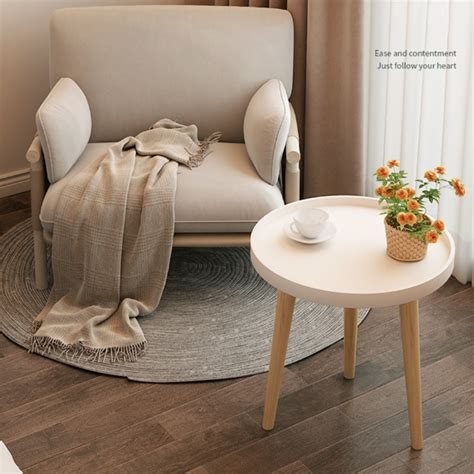 엔스코너샵 네추럴톤 원형 사이드 테이블💁 거실 원룸 자취 안방 인테리어 데코 미니 보조 간이 협탁 테이블 수납 정리 소품 생활용품 거치대 분위기 밥상 브런치 모닝커피