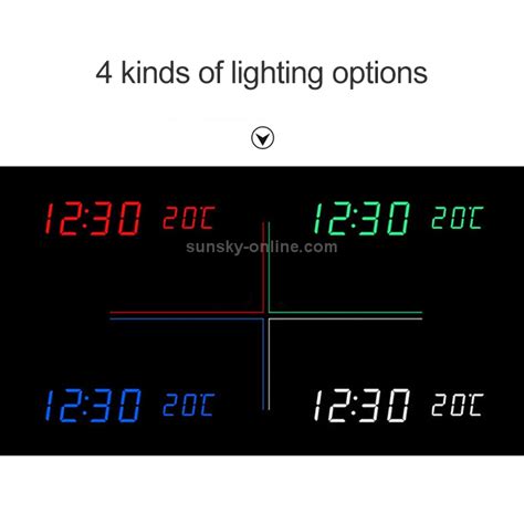 여러 가지 빛깔의 소리 제어 나무 시계 현대 디지털 Led 데스크 알람 시계 온도계 타이머 레드 우드