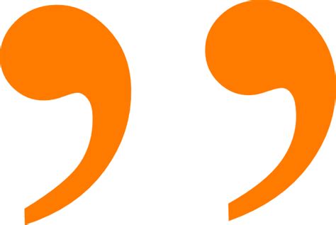 Orange Closing Quotation Mark Clip Art At Clker Vector Clip Art Online Royalty Free
