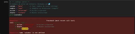 Sintaxis en Python Errores comunes Instrucciones Programación en Python