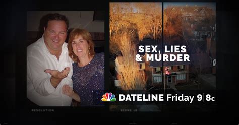 Dateline Friday Sneak Peek Sex Lies And Murder