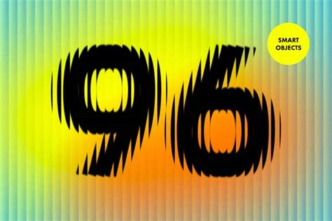 Distorted Lines Glass Text Effect