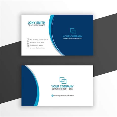 방문 카드 디자인 템플릿 프리미엄 벡터